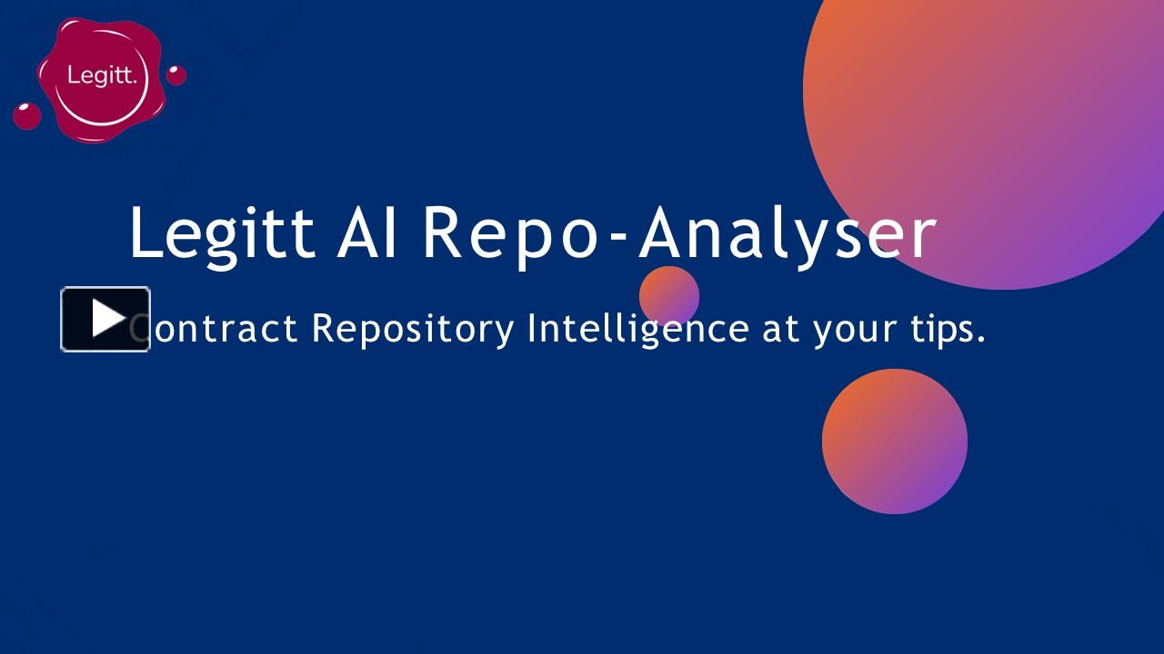 PPT – Legitt AI Contract Repository Analyser PowerPoint presentation | free to download - id ...