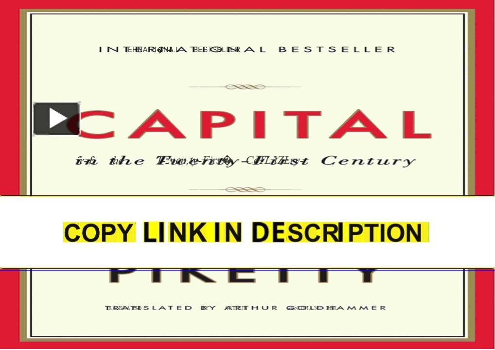 get [PDF] Download Capital in the Twenty-First Century (PDF ...
