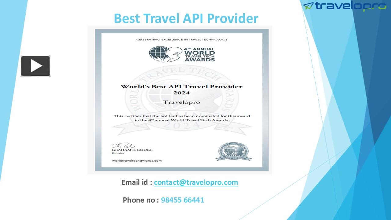 PPT – Travel API Provider PowerPoint presentation | free to download - id: 9a3b4c-MjMzY