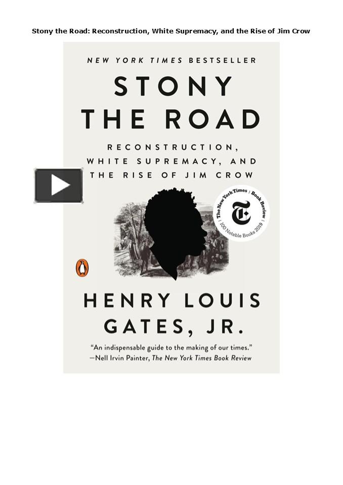 PPT – get [PDF] Download Stony the Road: Reconstruction, White ...