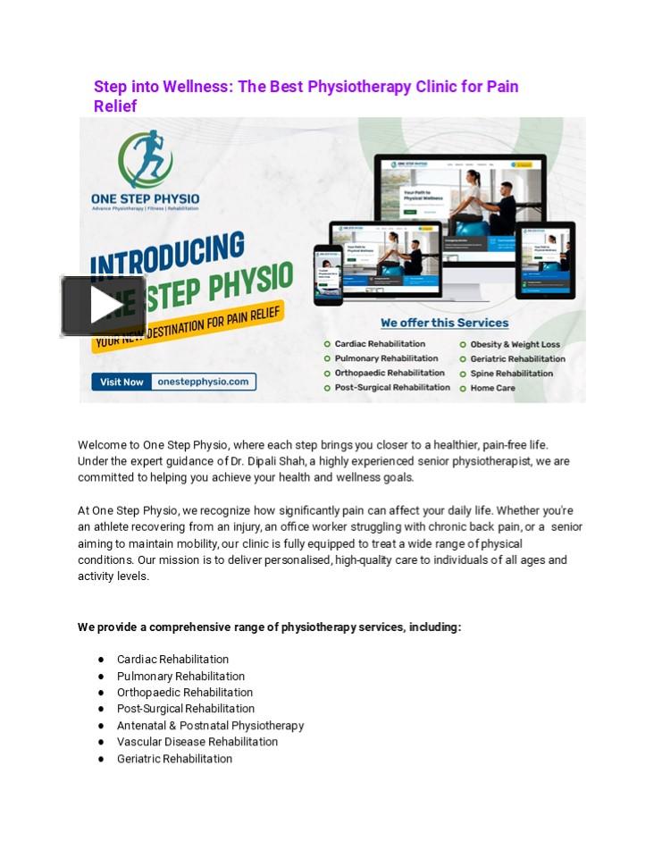 PPT – Top Physiotherapy in Ahmedabad- One Step Physio PowerPoint presentation | free to download ...