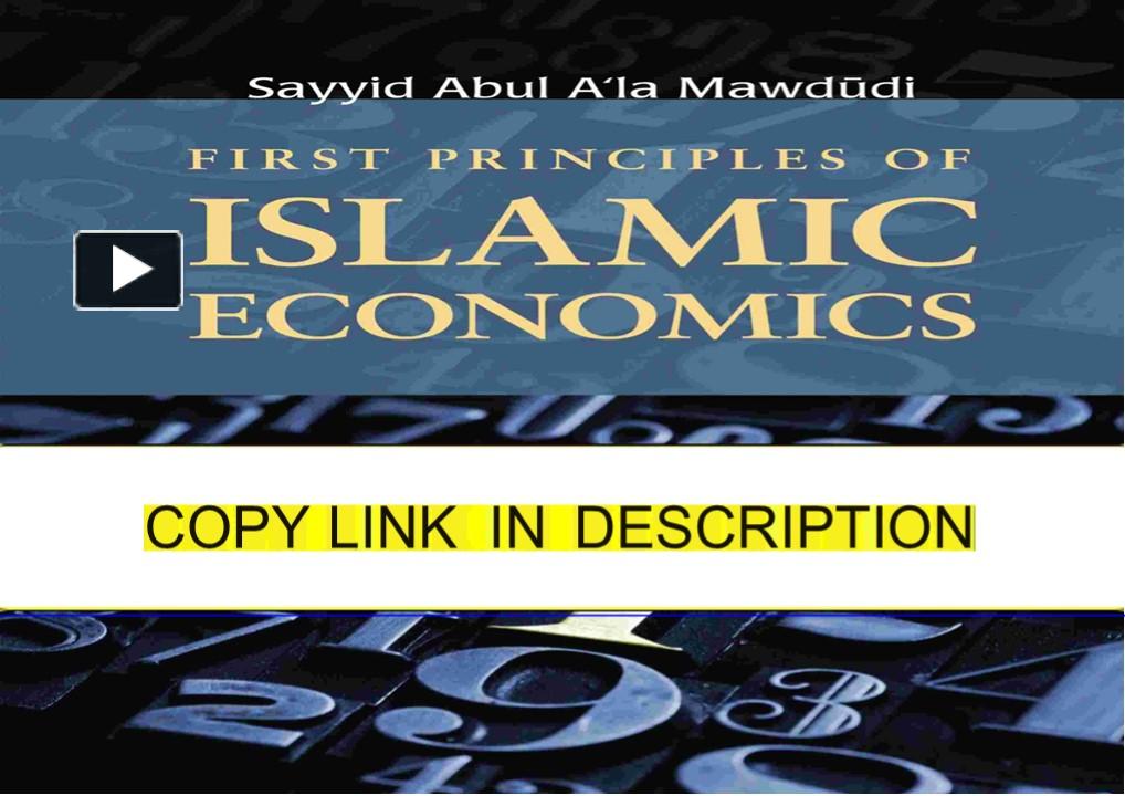 PPT – Download Book [PDF] First Principles of Islamic Economics PDF PowerPoint presentation ...