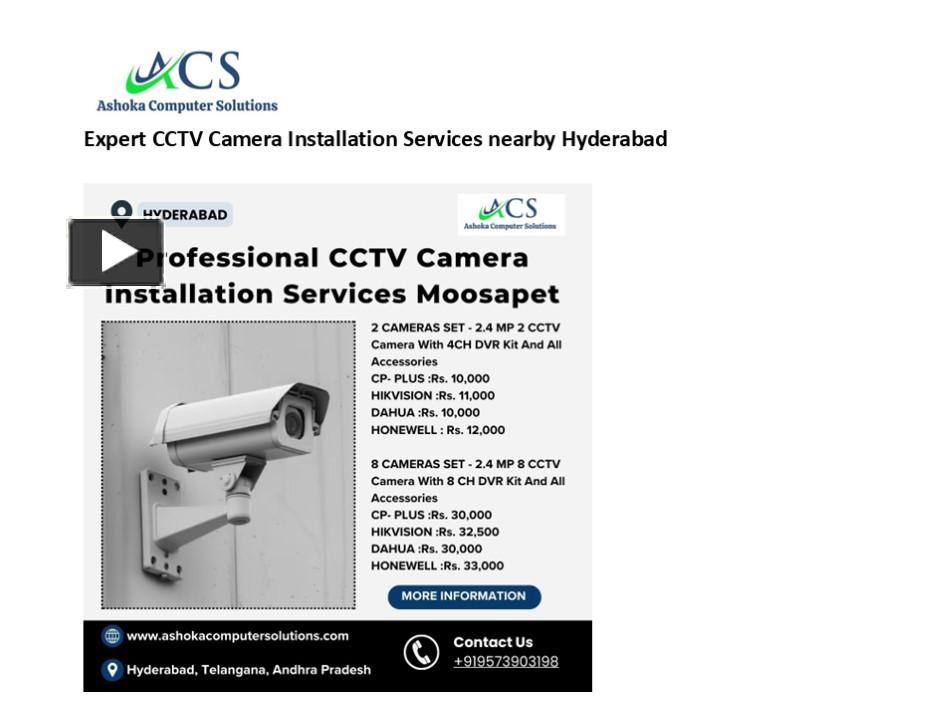 PPT – Expert CCTV Camera Installation Services nearby Hyderabad PowerPoint presentation | free ...