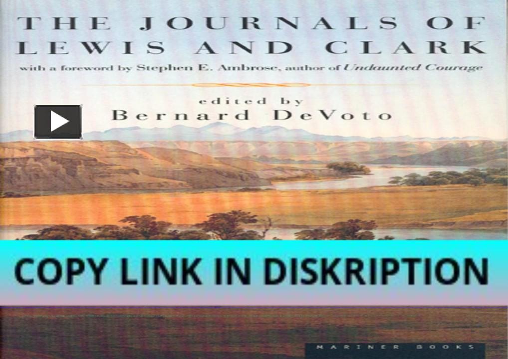 PPT – READ [PDF] The Journals Of Lewis And Clark (Lewis & Clark Ex ...