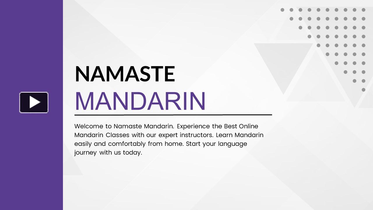 PPT – Best Online Mandarin Classes PowerPoint presentation | free to download - id: 9a65bd-OTQ2M