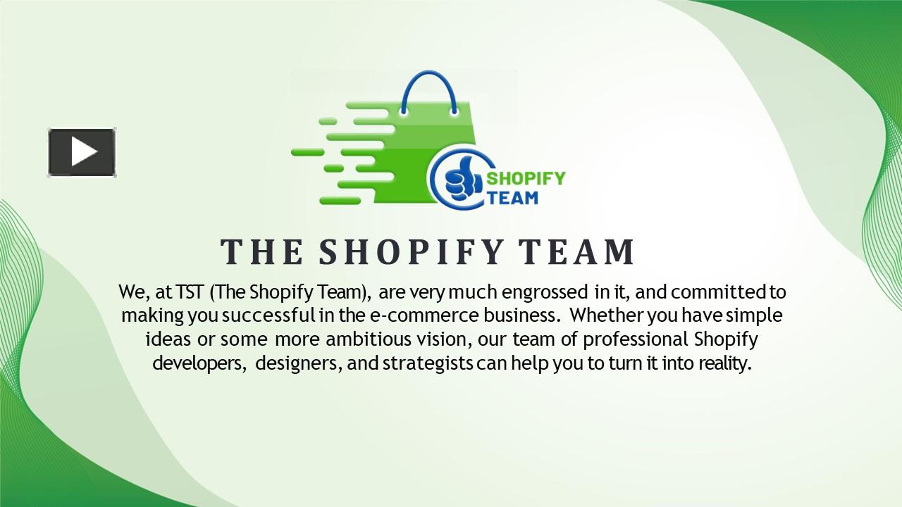 PPT – Shopify Development Services/Company Shopify Experts/Partner PowerPoint presentation ...
