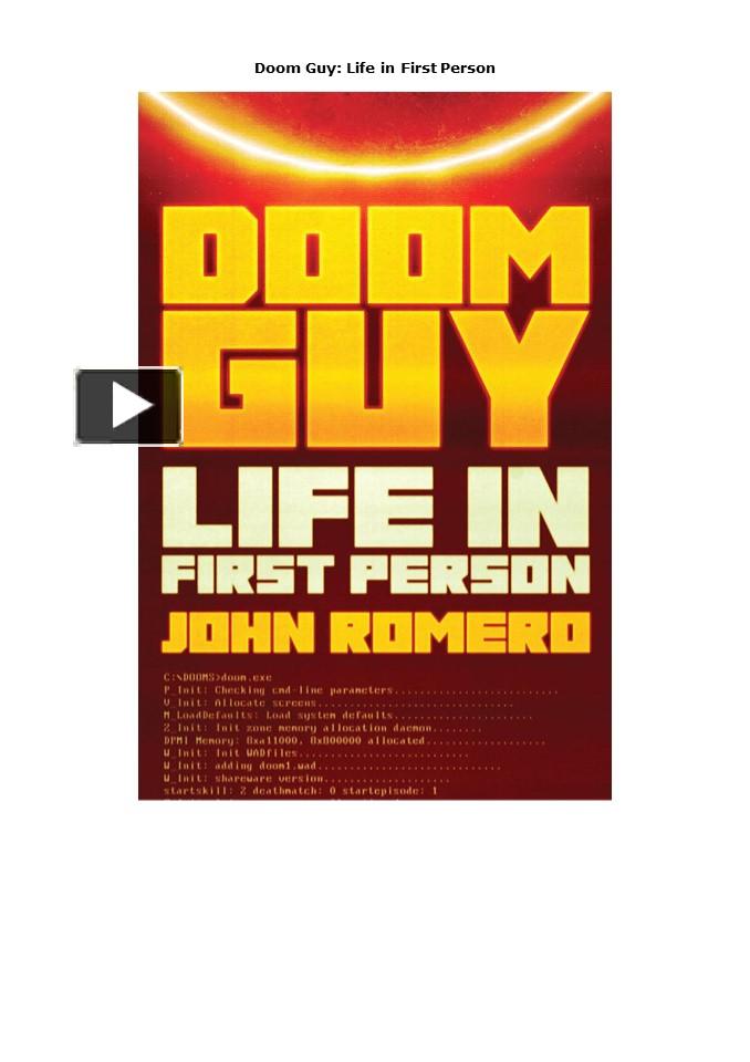 PPT – download⚡️ Doom Guy: Life in First Person PowerPoint presentation | free to download - id ...