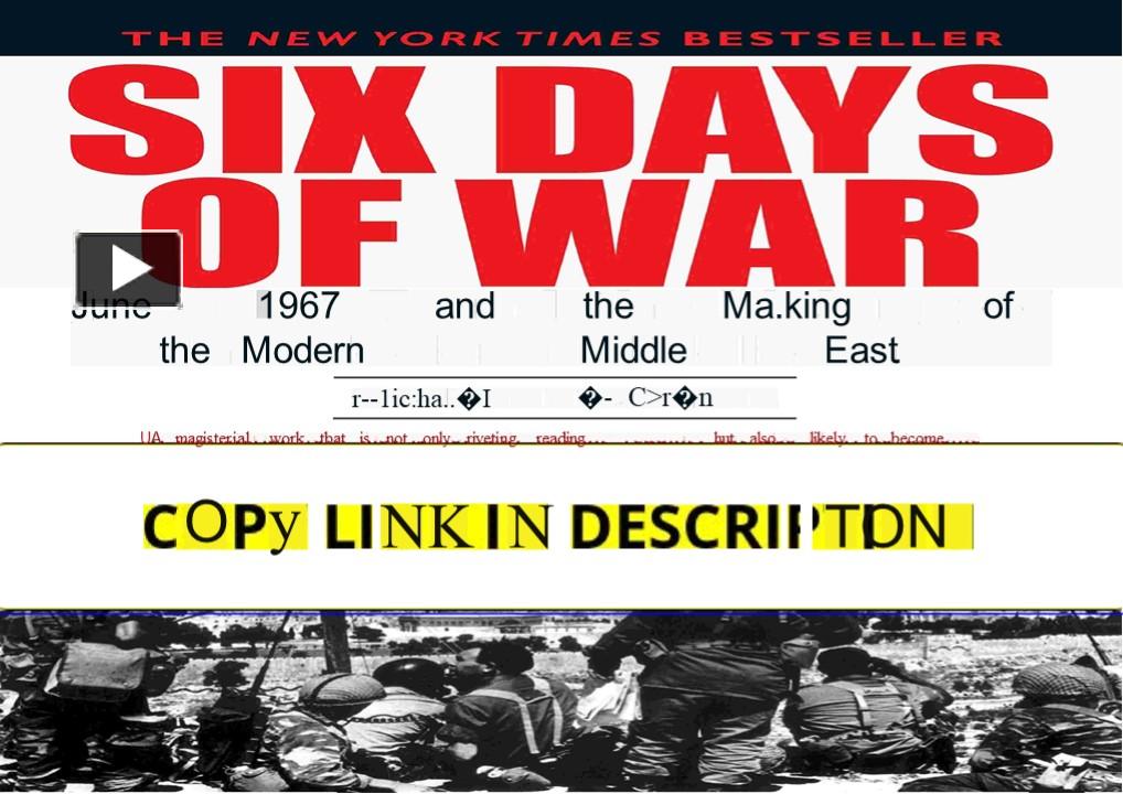 PPT – Pdf Six Days of War: June 1967 and the Making of the Modern Middle East [PDF] PowerPoint ...