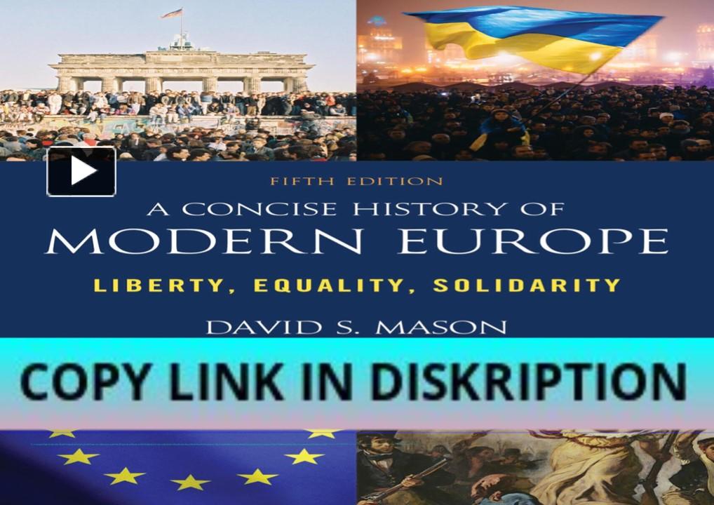 PDF Read Online A Concise History of Modern Europe presentation | free ...