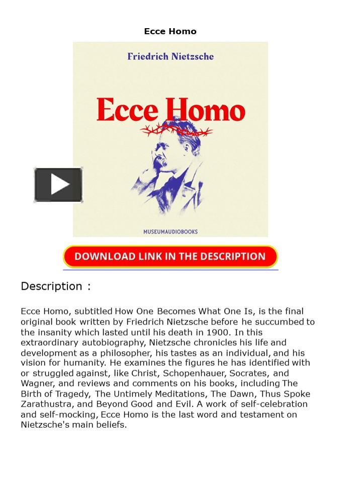 PPT – PDF Ecce Homo PowerPoint presentation | free to download - id: 9a7492-NmU2Y