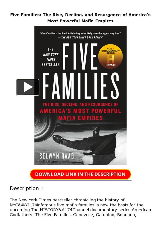 PPT – PDF Five Families: The Rise, Decline, and Resurgence of America's ...