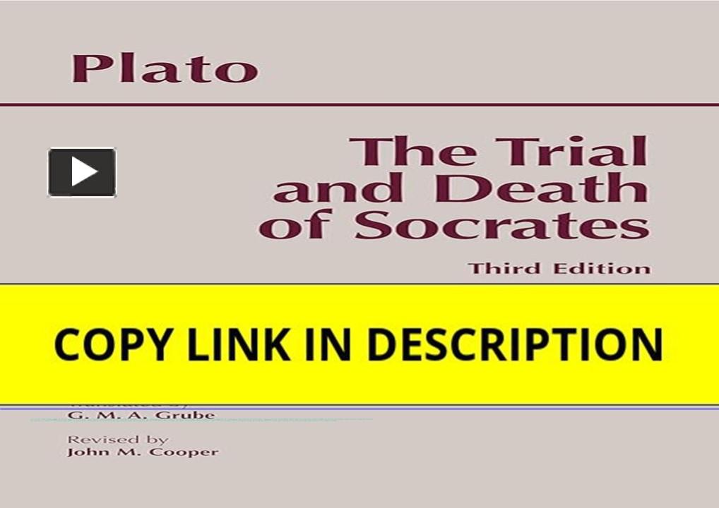 PPT – pdf The Trial and Death of Socrates PowerPoint presentation ...