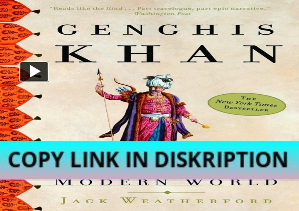 [PDF] READ Free Genghis Khan and the Making of the Modern World ...