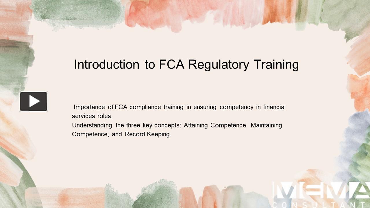 Effective FCA Complaints Handling & Procedures: Ensuring Compliance and Excellence presentation ...