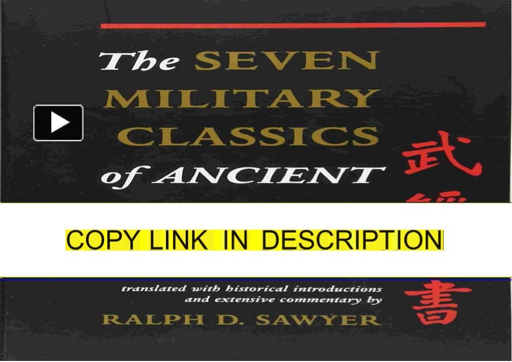 PPT – PDF The Seven Military Classics Of Ancient China (History and Warfare) PDF PowerPoint ...