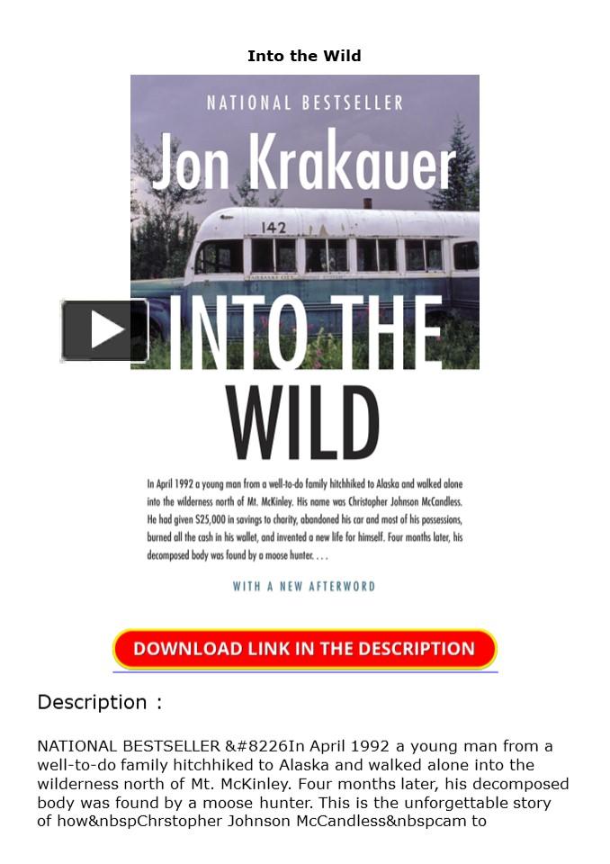 Download Into the Wild presentation | free to download