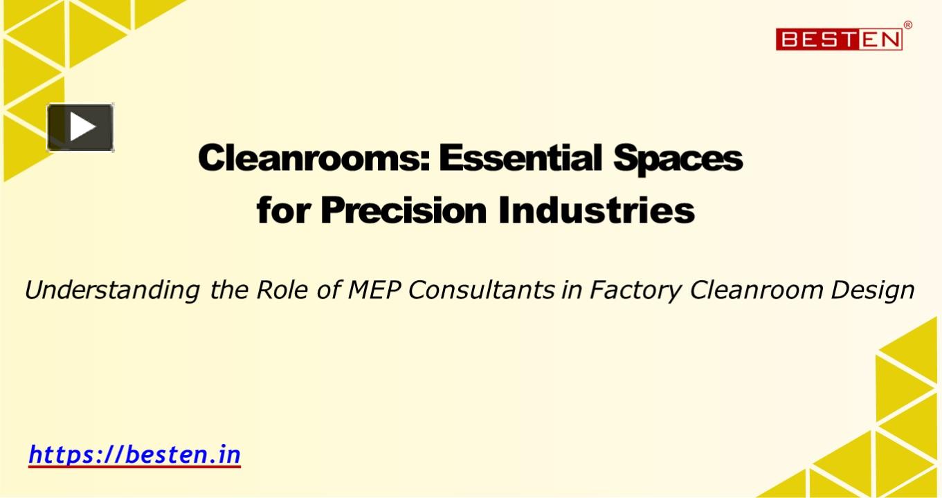 Cleanrooms Essential Spaces for Precision Industries presentation | free to download