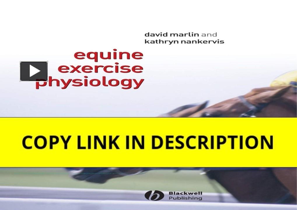 PPT – PDF Equine Exercise Physiology PowerPoint presentation | free to download - id: 9a9028-NDgyY