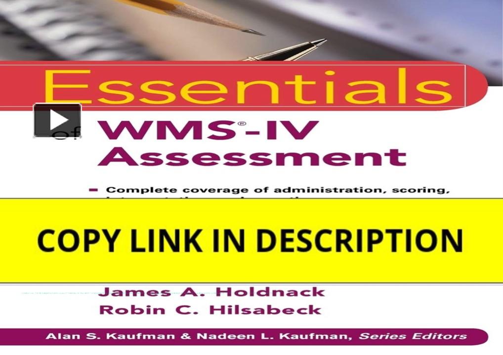 PPT – PDF Download Essentials of WMS-IV Assessment PowerPoint presentation | free to download ...
