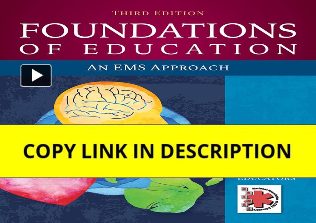PDF Foundations of Education: An EMS Approach presentation | free to download