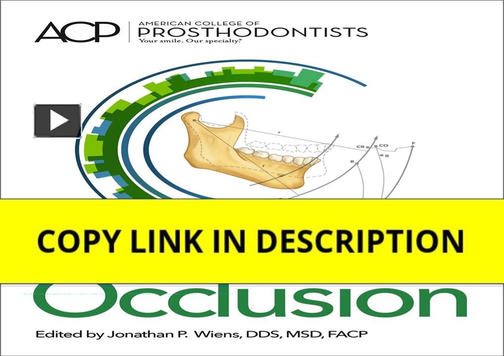 PPT – READ [PDF] Fundamentals of Occlusion PowerPoint presentation | free to download - id ...