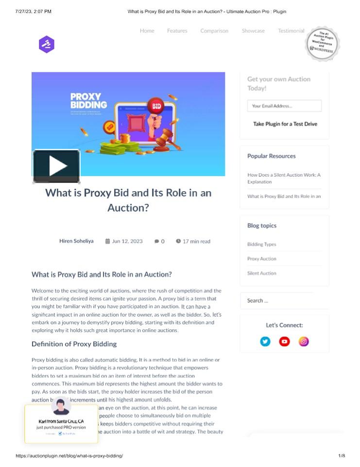 PPT – What is a Proxy Bid? PowerPoint presentation | free to download - id: 9a9894-ZGJlM