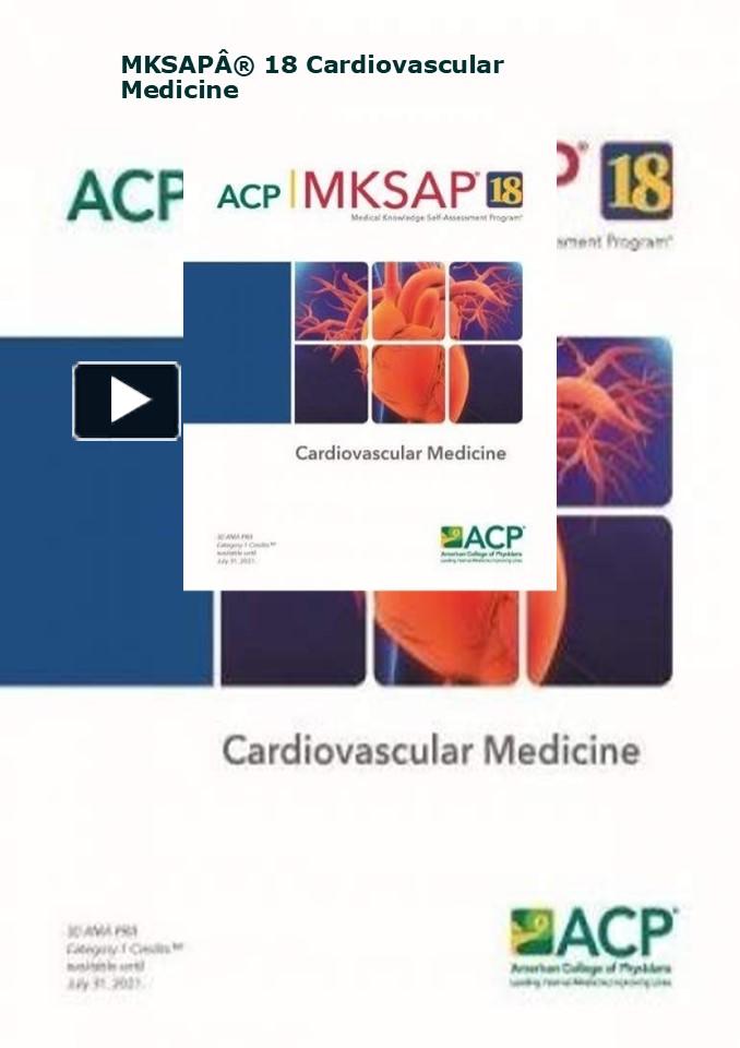 PPT – [READ] ️ MKSAPÂ® 18 Cardiovascular Medicine PowerPoint presentation | free to download ...