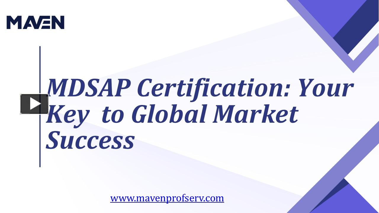 PPT – MDSAP Certification: Your Key to Global Market Success PowerPoint presentation | free to ...