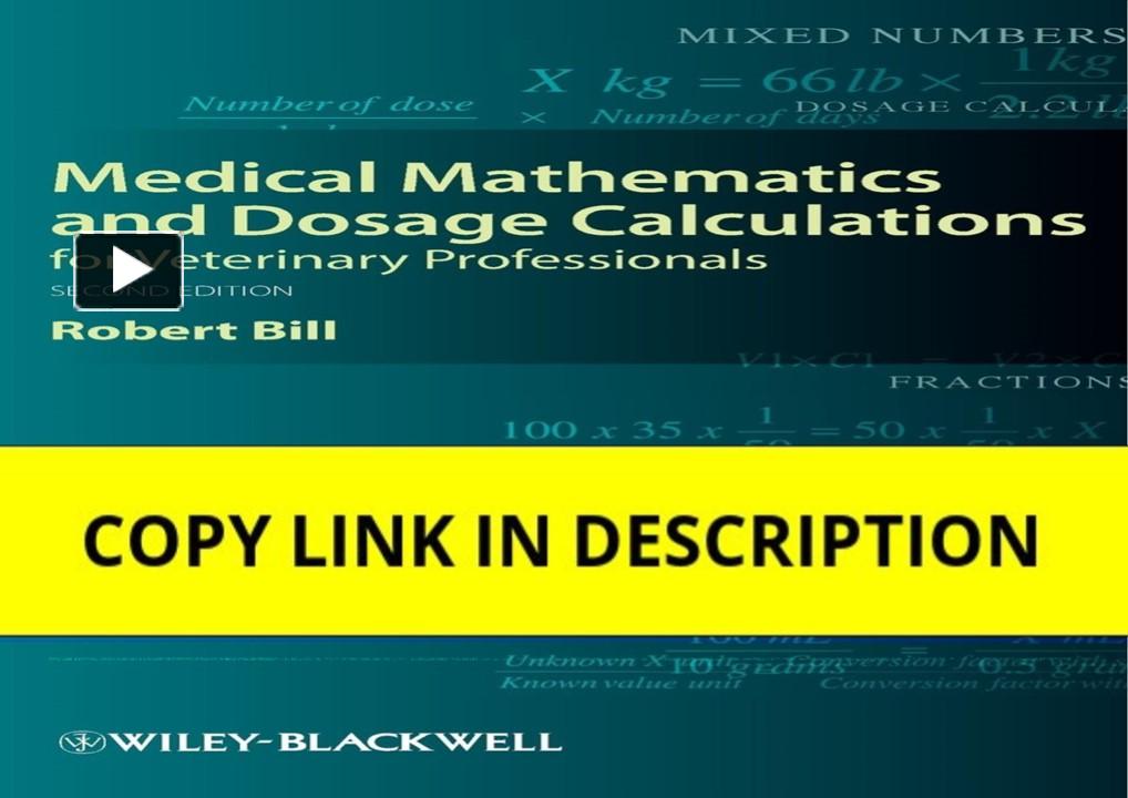 PPT – PDF/READ Medical Mathematics and Dosage Calculations for ...
