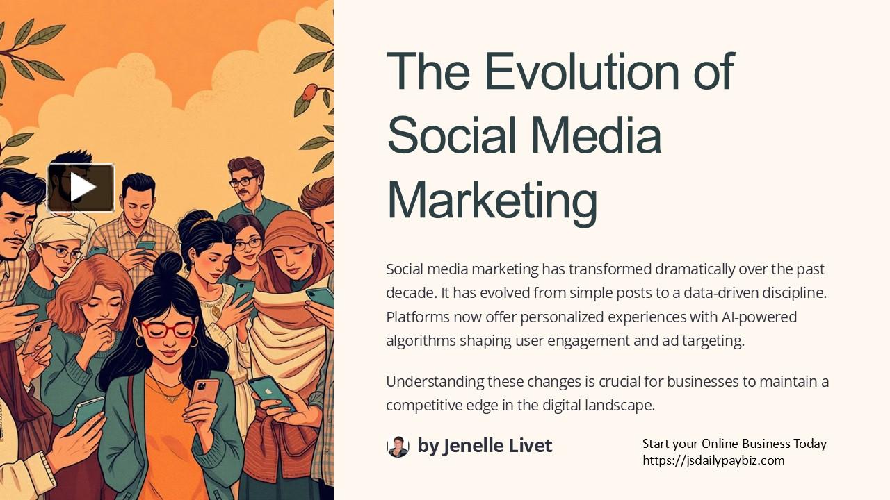 The Evolution of Social Media presentation | free to download
