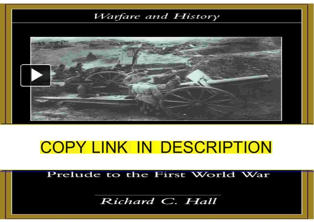 PDF_ The Balkan Wars 1912-1913: Prelude to the First World War (Warfare ...