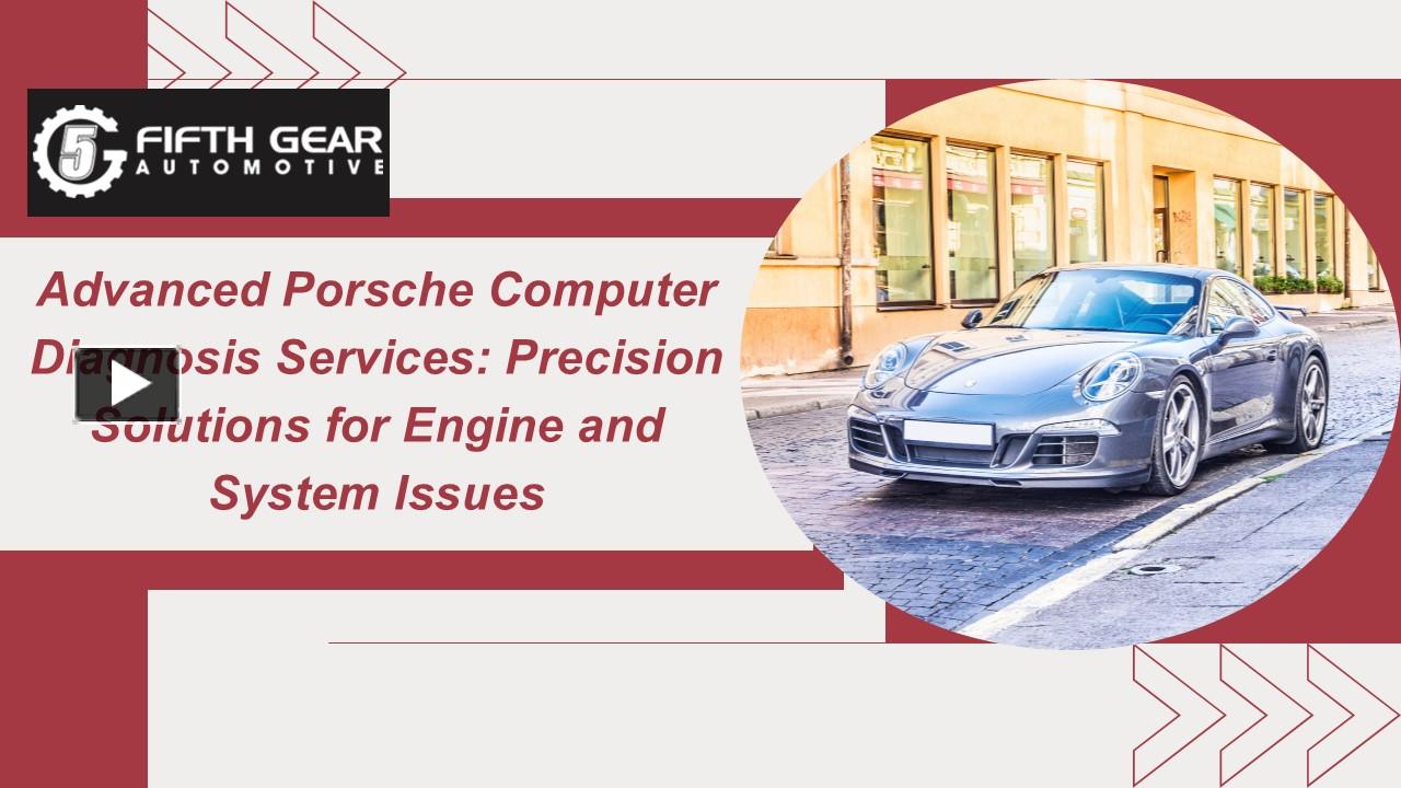 Advanced Porsche Computer Diagnosis Services Precision Solutions for Engine and System Issues ...