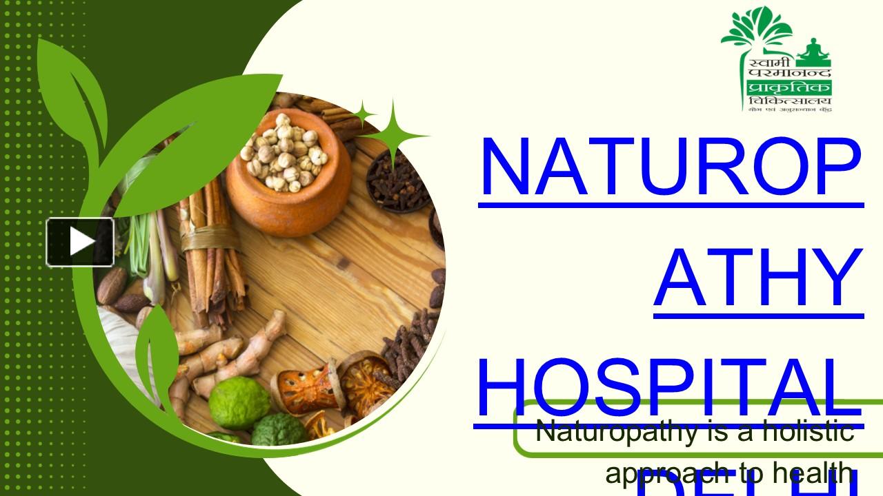 naturopathy hospital delhi presentation | free to download