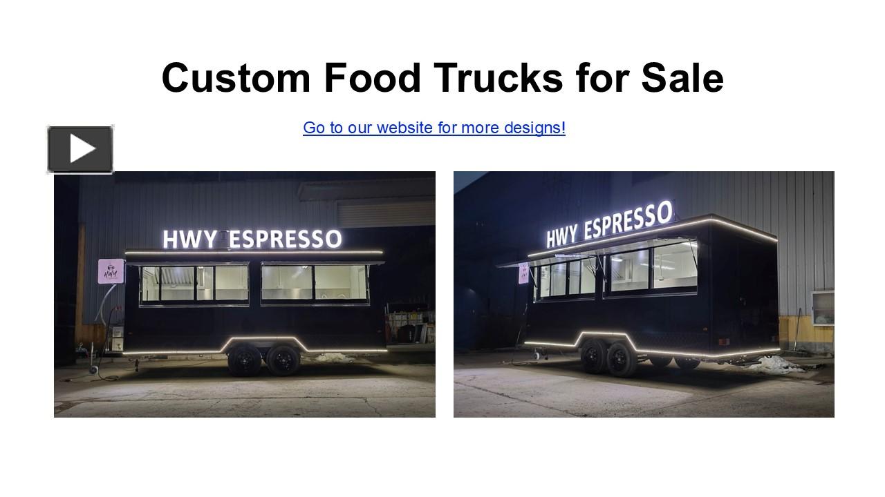 PPT – Custom Food Trucks PowerPoint presentation | free to download ...