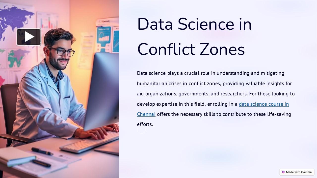 Data Science in Conflict Zones: Forecasting and Mitigation of Humanitarian Crisis presentation ...