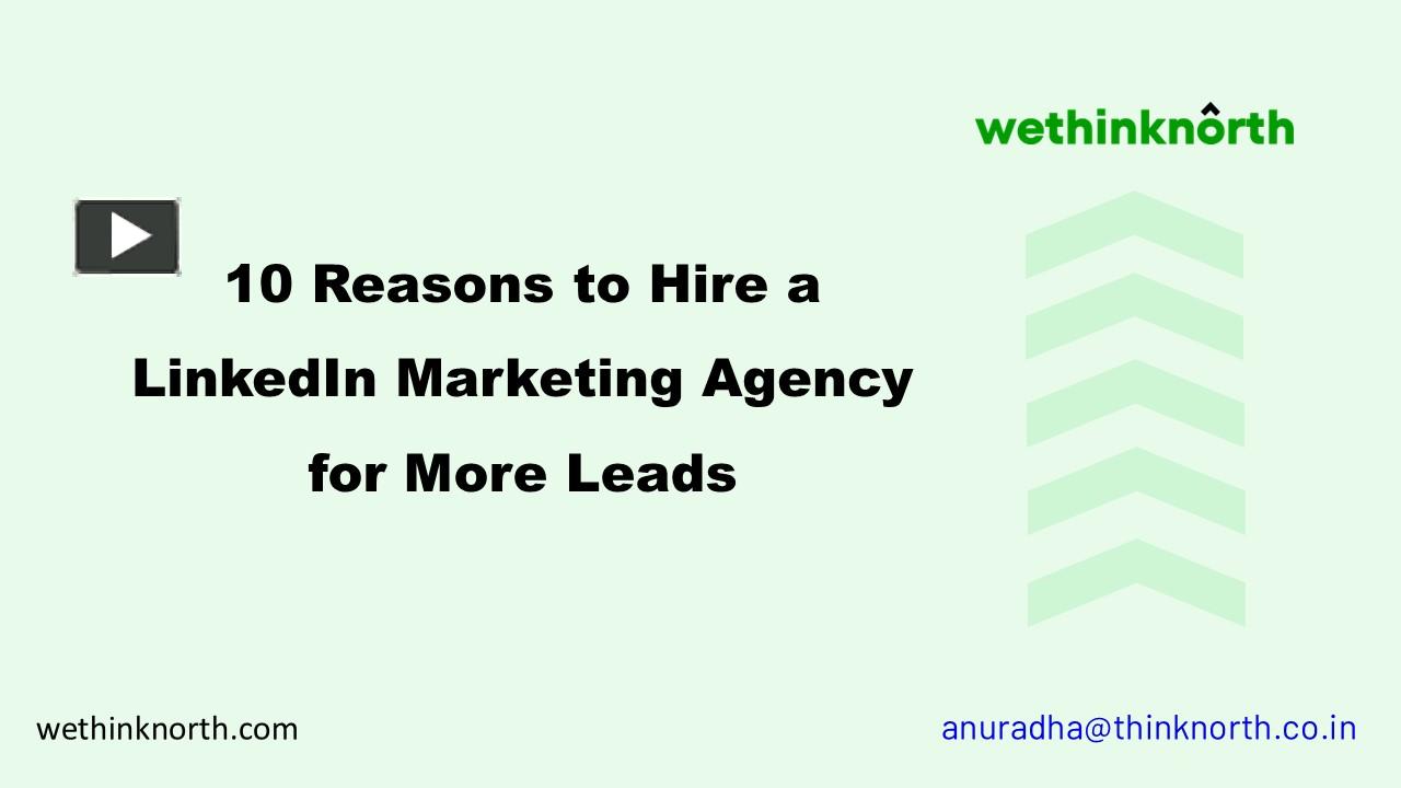 PPT – 10 Reasons to Hire a LinkedIn Marketing Agency for More Leads PowerPoint presentation ...