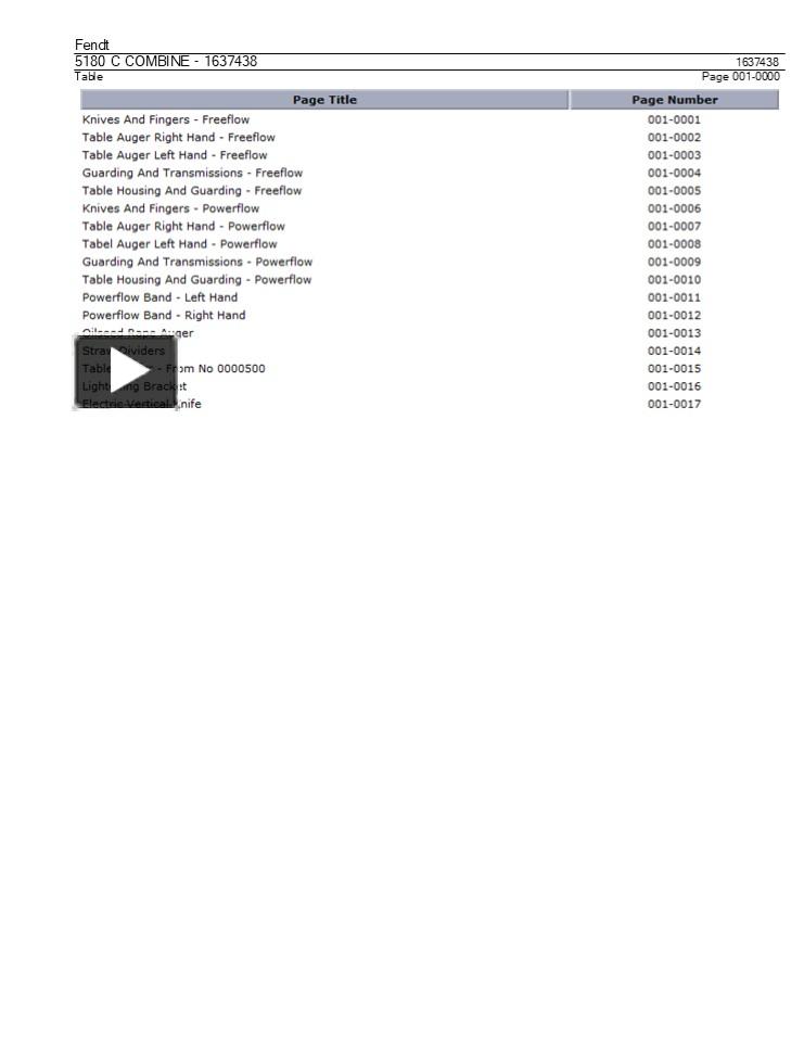 PPT – Fendt 5180 C COMBINE Parts Catalogue Manual Instant Download (Part No. 1637438) PowerPoint ...