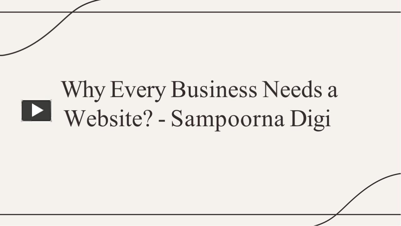 PPT – Why Every Business Must Have a Website for Growth in 2024 | Watch ...