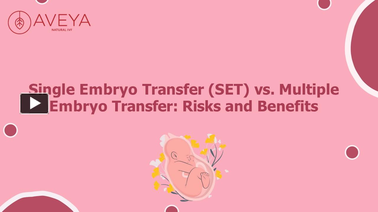 PPT – Single Embryo Transfer (SET) vs. Multiple Embryo Transfer: Risks and Benefits PowerPoint ...