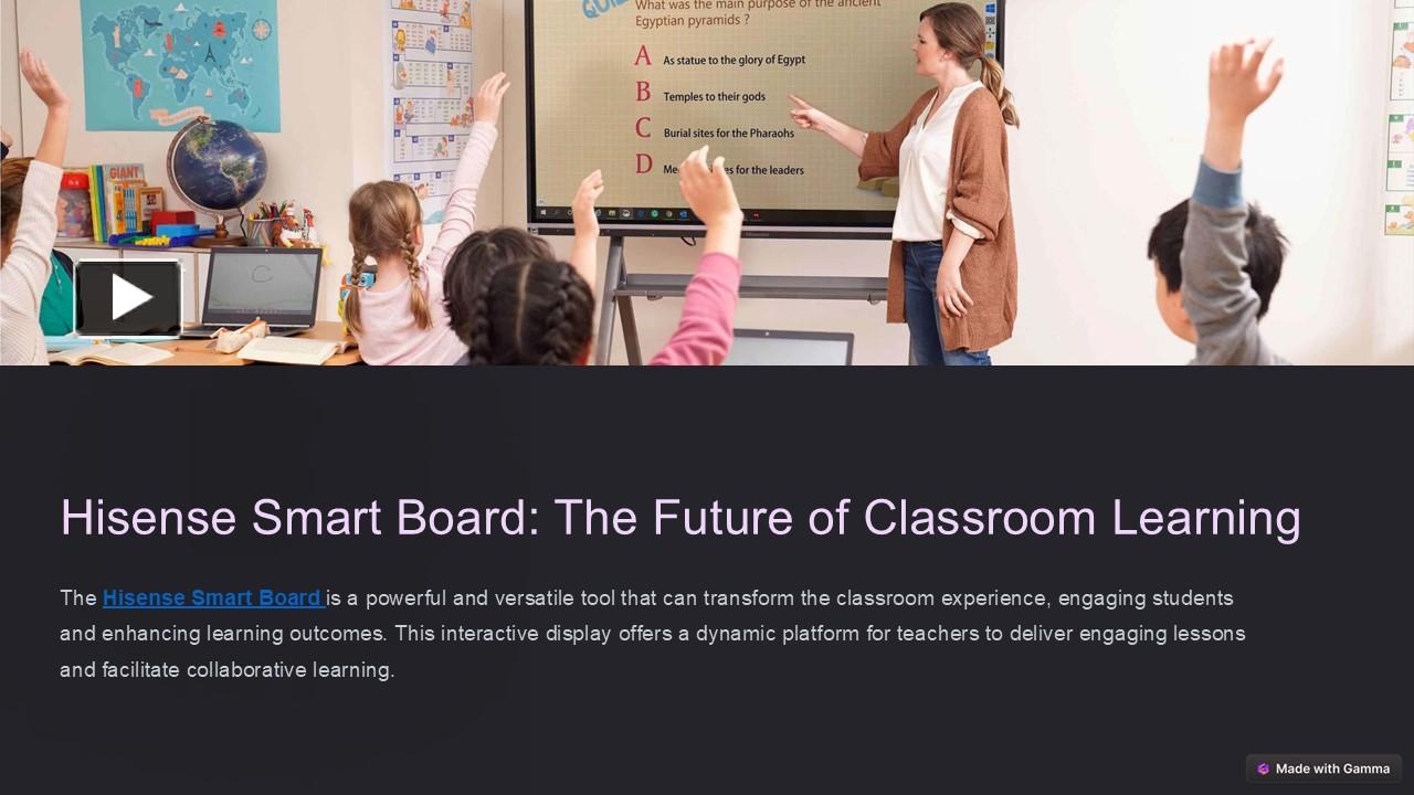 PPT – Hisense Smart Board PowerPoint presentation | free to download - id: 9aefbe-N2Q2N