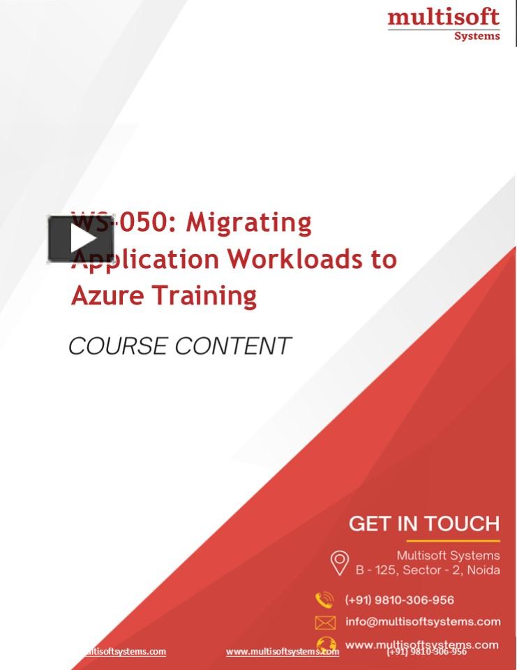 PPT – WS-050: Migrating Application Workloads to Azure Training PowerPoint presentation | free ...