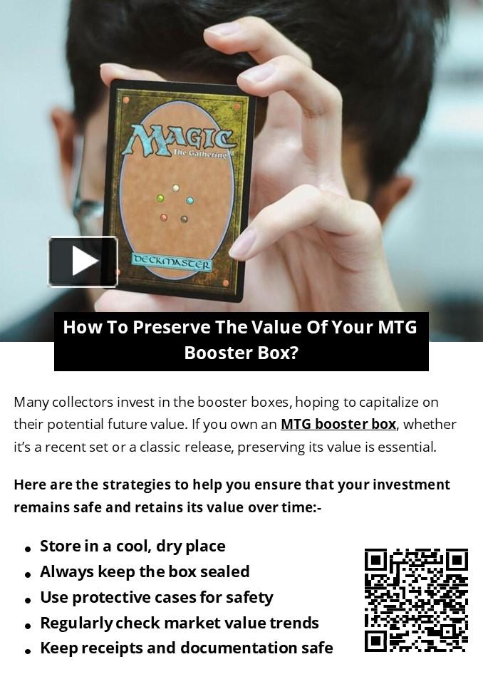 PPT – How To Preserve The Value Of Your MTG Booster Box? PowerPoint presentation | free to ...