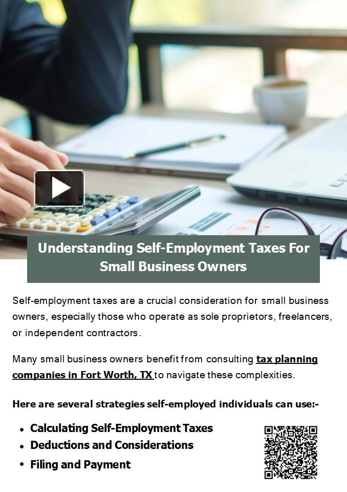 PPT – Understanding Self-Employment Taxes For Small Business Owners ...