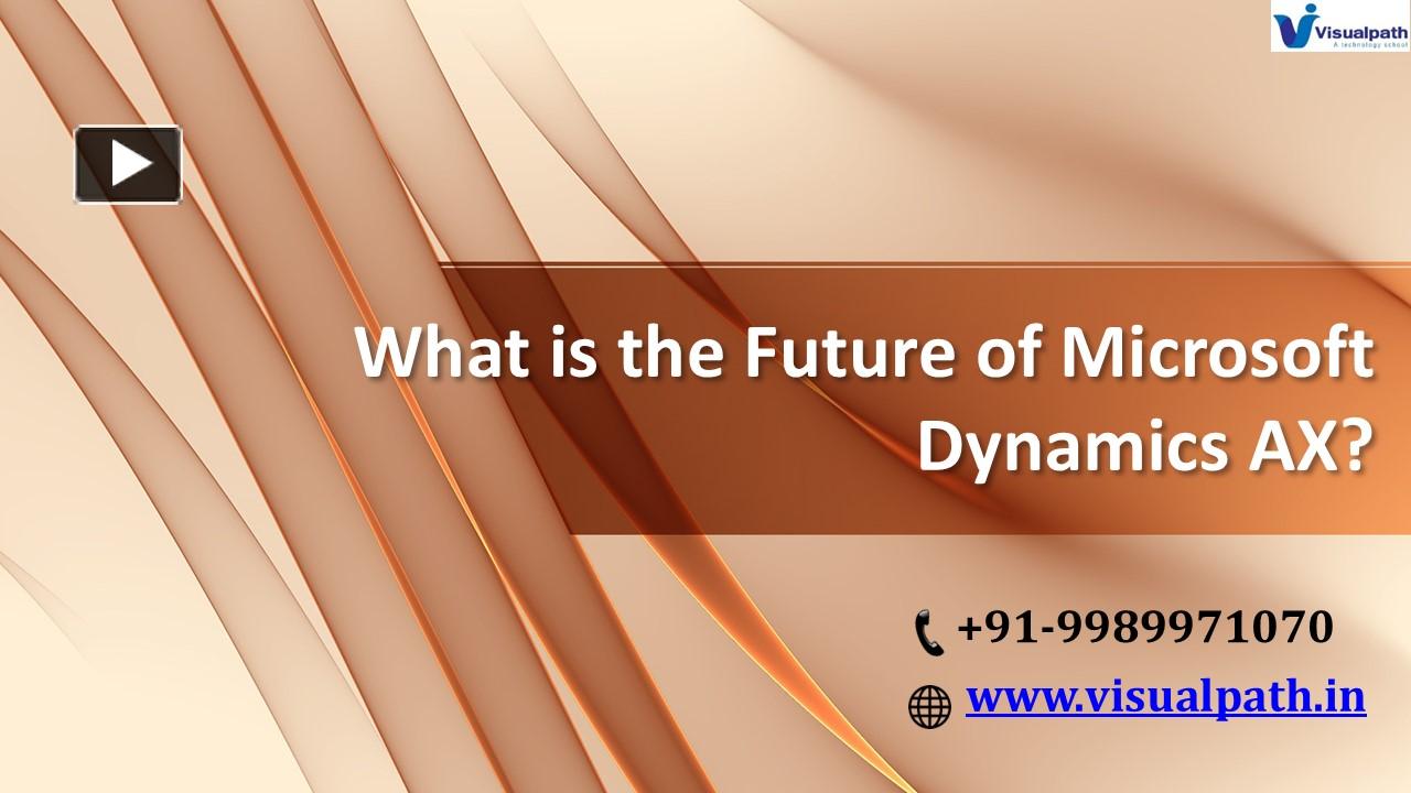 PPT – MicroSoft Dynamics Ax Course | MicroSoft Ax Training PowerPoint presentation | free to ...