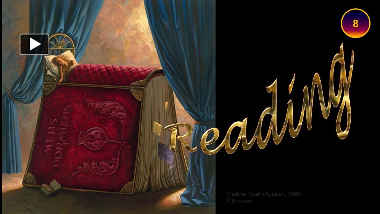 PPT – Reading 8 Artworks about books and readers PowerPoint ...