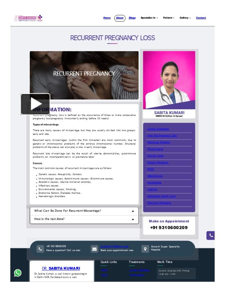 PPT – Recurrent pregnancy loss treatment | Recurrent miscarriag (1) PowerPoint presentation ...