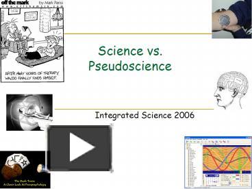 Science vs. Pseudoscience presentation | free to view