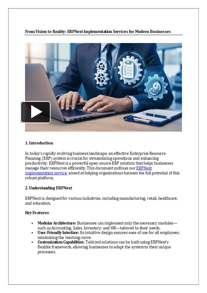 PPT – Understanding ERPNext Features (1) PowerPoint presentation | free to download - id: 9b2457 ...