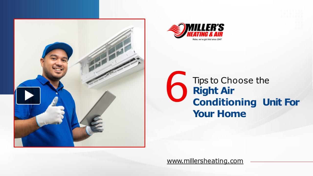 PPT – 6 Tips to Choose the Right Air Conditioning Unit For Your Home PowerPoint presentation ...