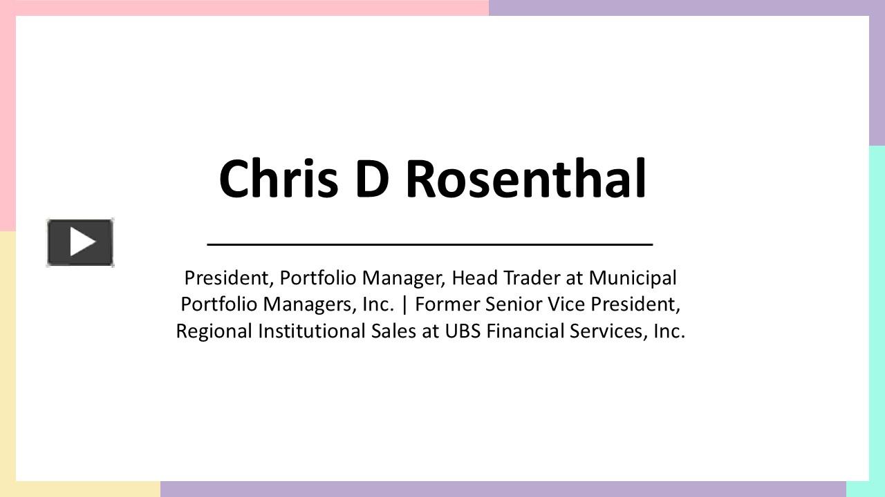 PPT – Chris D Rosenthal - A Strategic Mastermind From Novelty, Ohio PowerPoint presentation ...